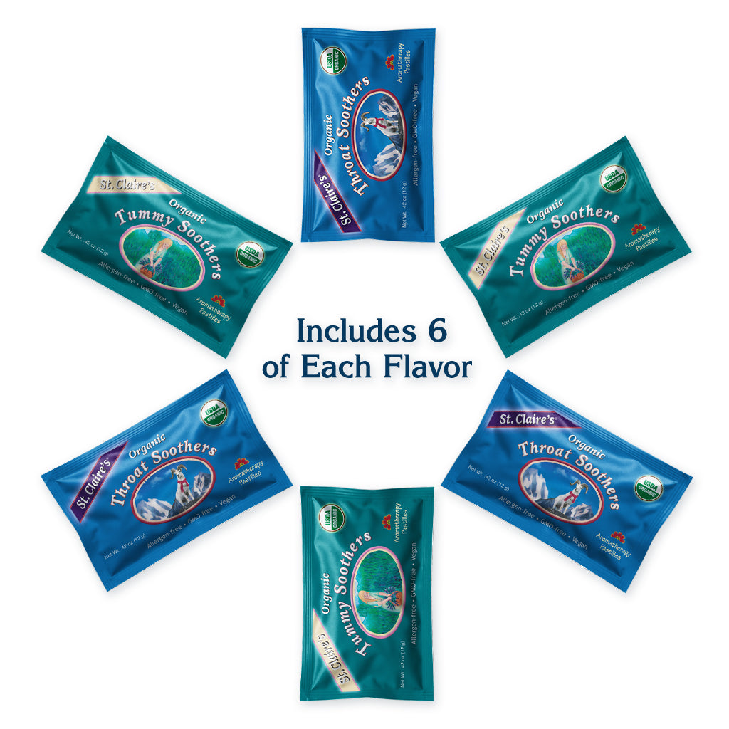 Pocket Friendly Pouches Soothers Sampler – St. Claire's Organics