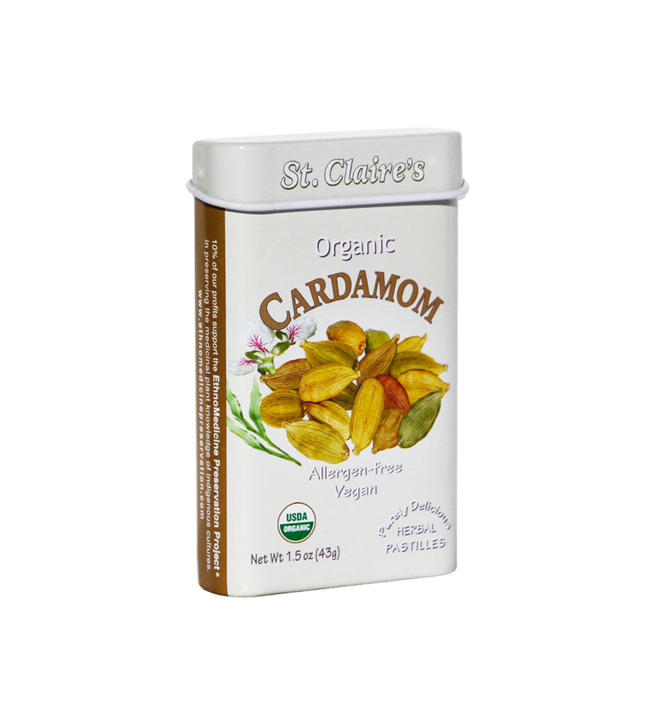 Organic Cardamom Herbal Pastilles – St. Claire's Organics